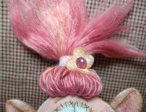 E Pattern Trolling Along Pattern 334 Primitive Doll E Pattern Troll Flora Sweet