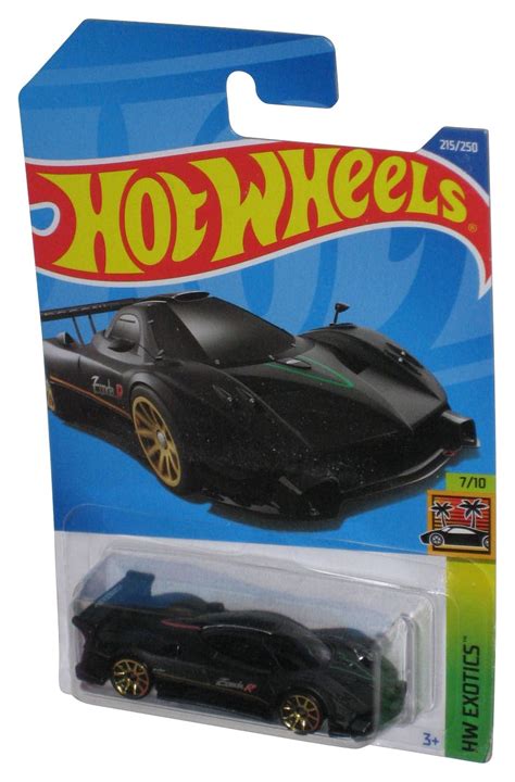Hot Wheels Hw Exotics 710 2021 Black Pagani Zonda R Toy Car 215250