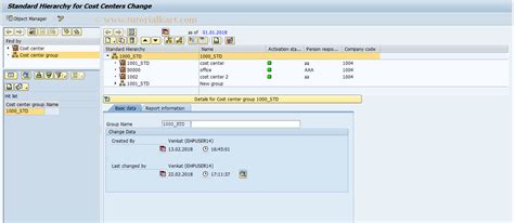 OKEON SAP Tcode Change Standard Hierarchy OKEON SAP Tcode Change Standard Hierarchy