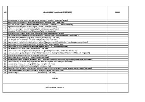 Soal Test Interview Pdf