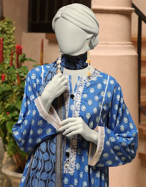 Blue Lawn Embroidered Unstitched 3pc Jlawn S 25 3295 A J
