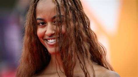 Malia Obama Debuts Fiery Red Hair In Los Angeles
