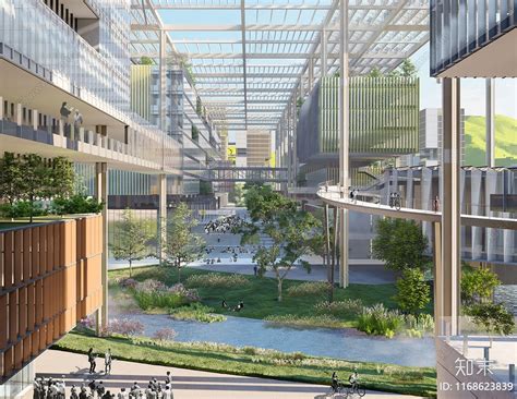 现代学校建筑su模型下载【id1168623839】知末su模型网