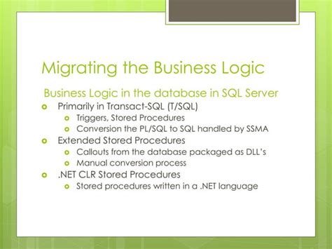 Database Migration Ppt Free Download
