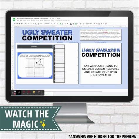 Geometric Transformations Holiday Activity By Miss Kuiper S Classroom
