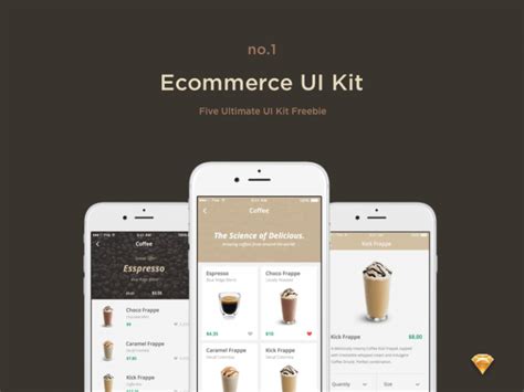 E Commerce UI Kit Free Sketch Resource Sketch Elements