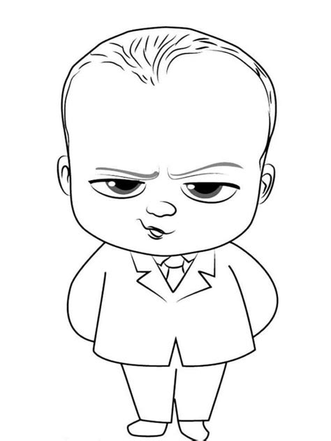 Dibujos De Un Jefe En Pañales Para Colorear 60 Imágenes Para Imprimir