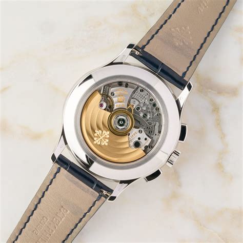 Patek Philippe Annual Calendar Flyback Chronograph 5905p Blue Dial Excellent Conditions