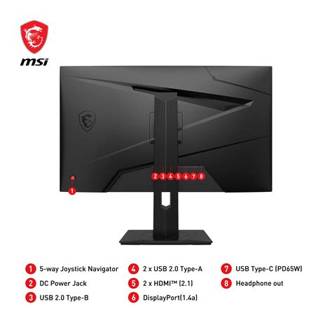 MSI Monitory 4K UHD 144Hz HDMI 2.1 Rapid IPS FreeSync HDR400 MAG 274UPF ...