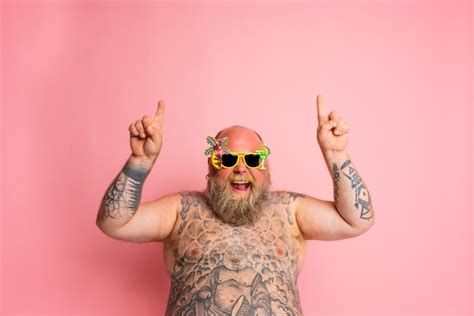 Premium Photo Funny Man With Sunglasses Ready To The Summer