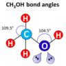 Ch3oh Lewis Structure Molecular Geometry Hybridization Bond Angle