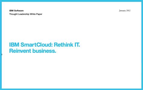 Ibm Smart Cloud Rethink It Reinvent Business Martech Quest