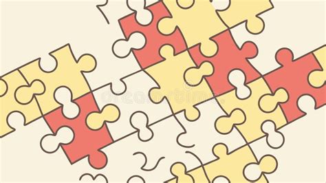 Puzzle Pieces Jigsaw Problem Solving Illustration Vector Design Generative Ai Stock