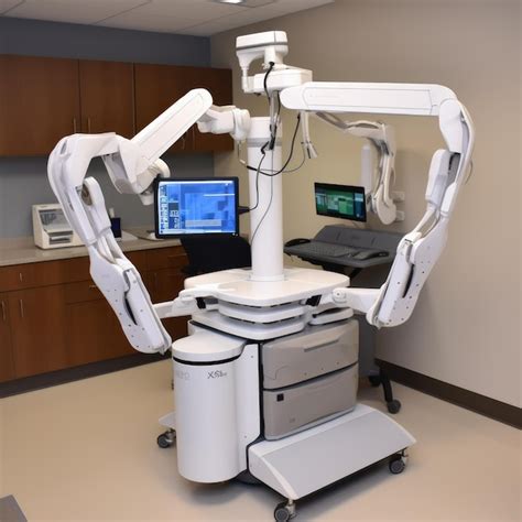 Premium Ai Image Medical Robot In Action Generative Ai