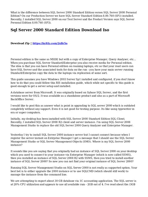 Fillable Online How To Determine The Sql Service Pack Level On Fax