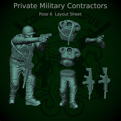 3d File Patreon Pack 25 September 2023 Private Military Contractors
