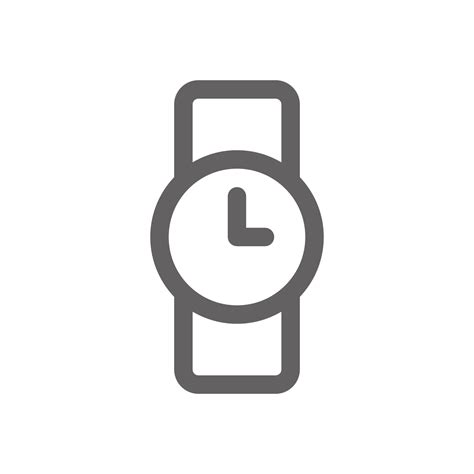 Watch Icon Perfect For Timer Icon Or User Interface Applications Vector Sign And Symbol