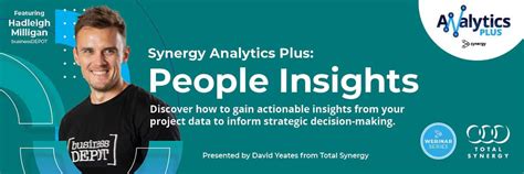 synergy analytics plus webinar series total synergy