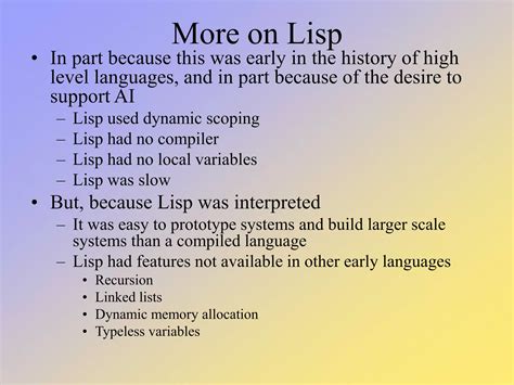 Lisp An Introductionppt