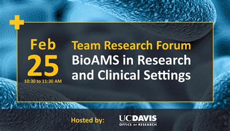Team Research Forum Utilizing Bioams In Research And Clinical Settings