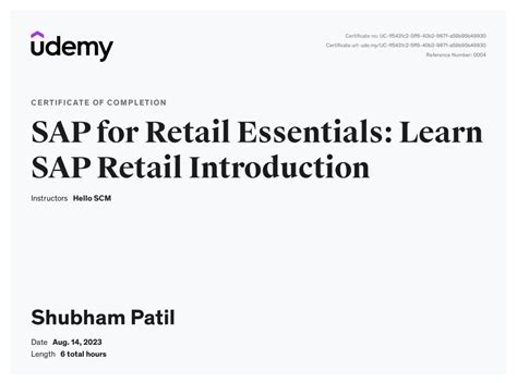 Shubham Patil On Linkedin Udemy Course Completion Certificate