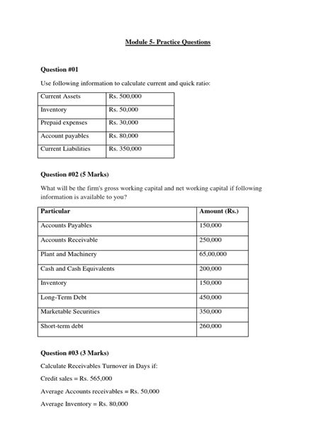 module 5 practice questions compress pdf debits and credits
