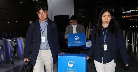 경찰·노동부 신안산선 붕괴 사고 포스코이앤씨 압수수색