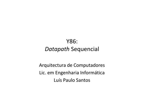 Ppt Y86 Datapath Sequencial Powerpoint Presentation Free Download Id 4050554