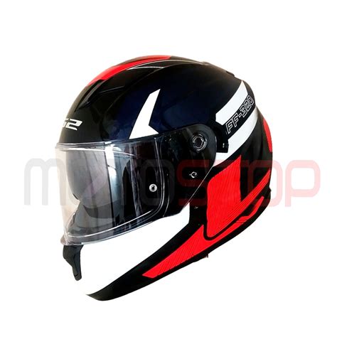 Casco Integral Ls2 Ff320 Stream Evo Exo Blanco Rojo