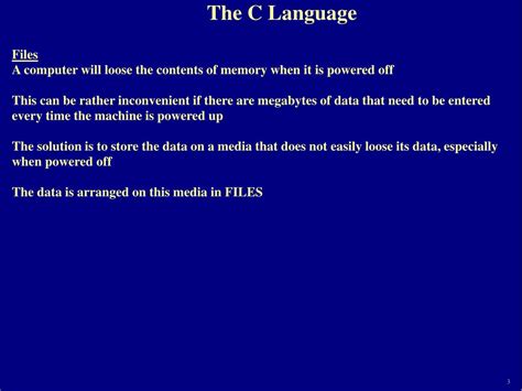 Ppt Ipc144 Session 18 The C Programming Language Powerpoint