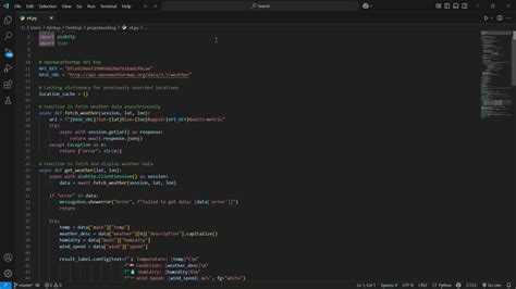 Python Weatherapp Tkinter Openweather Coding Apiperformance