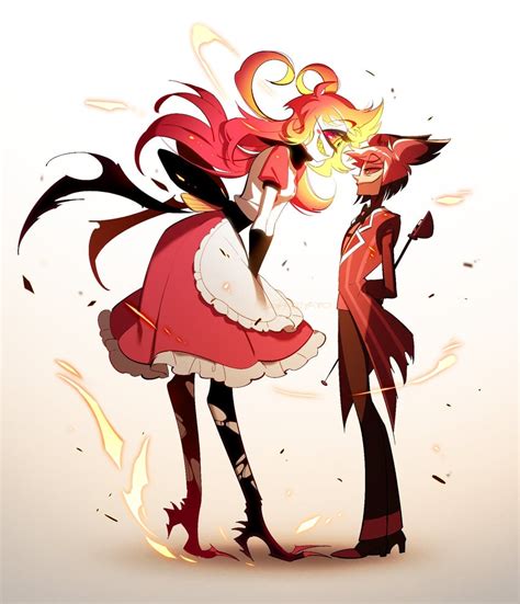 Alastor And Niffty Hazbin Hotel Drawn By Kidya Pipopi Danbooru