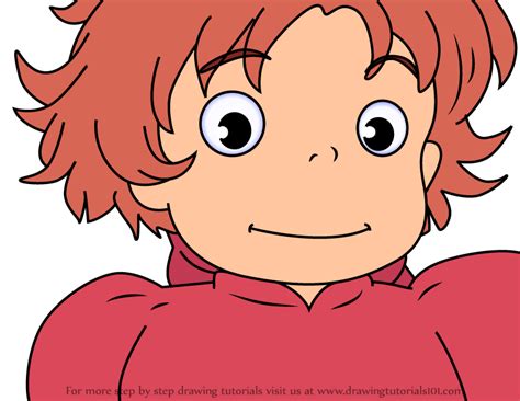 How To Draw Ponyo From Ponyo Ponyo Step By Step