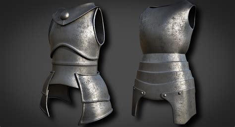 Body Armor Base Mesh Collection D Model By Netleon