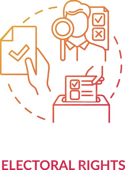 Electoral Rights Concept Icon Concept Thin Electorate Vector Concept Thin Electorate Png And