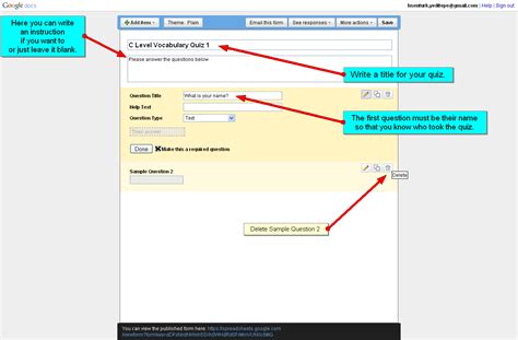 Te Ch Me Google Documents How To Create A Digital Quiz