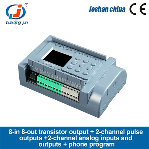 Huaqingjun 8di 8do 트랜지스터 출력 Plc 아날로그 입력 출력 0 10v 펄스 출력 센서용 Wifi Plc 중국 Huaqingjun 8di 8do 트랜지스터