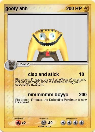 Pokémon Goofy Ahh 371 371 Clap And Stick My Pokemon Card