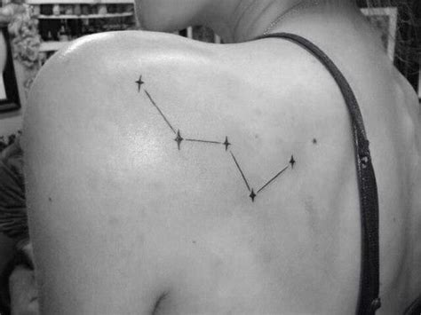 Cassiopeia Big And Small Dipper Tattoo Ursa Major Tattoo Minimalist