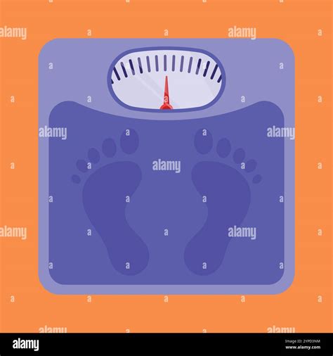 Weight Machine Vector Icon Weight Measurement Scale Illustration Fitness Weighing Machine