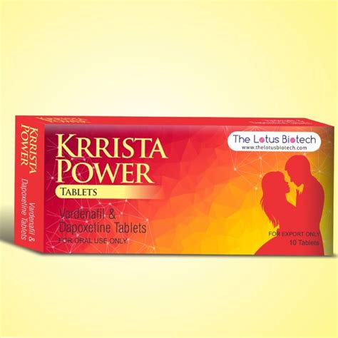 Krrista Power Form Tablet Packaging Type Box The Lotus Biotech