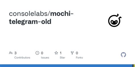 Github Consolelabsmochi Telegram Old