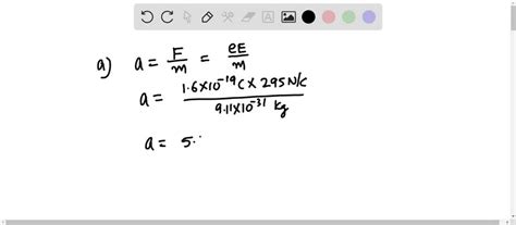 Solved An Electron Is Accelerated By A Constant Electric Field Of