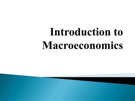 Chapter 1 Introduction To Macroeconomics 20ppt