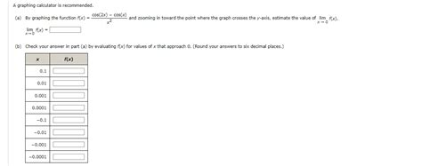 Solved A Graphing Calculator Is Recommended A By Graphing Chegg
