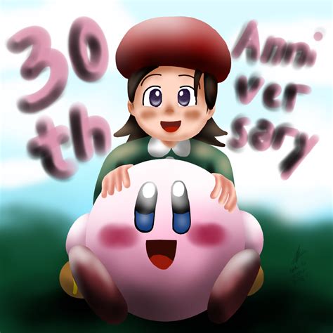 Th Anniversary Kirby With Adeleine Source Is In The Comments Section R Kirby