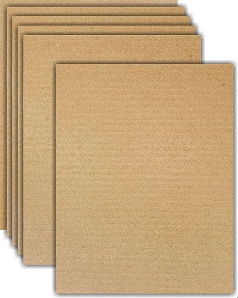 Brown 3 Ply Corrugated Paper Sheets Gsm 120gsm Thickness 4mm At