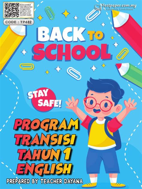 Program Transisi Tahun 1 English Modul Aktiviti 20225 Pdf Money
