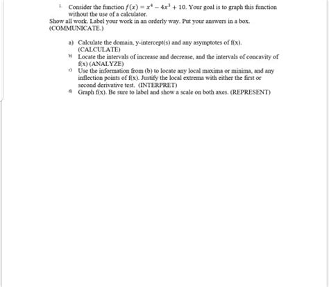 Solved Consider The Function F X X X Your Goal Chegg Com