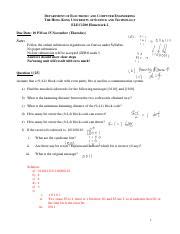 HW2 Solution Pdf DEPARTMENT OF ELECTRONIC AND COMPUTER ENGINEERING THE HONG KONG UNIVERSITY OF